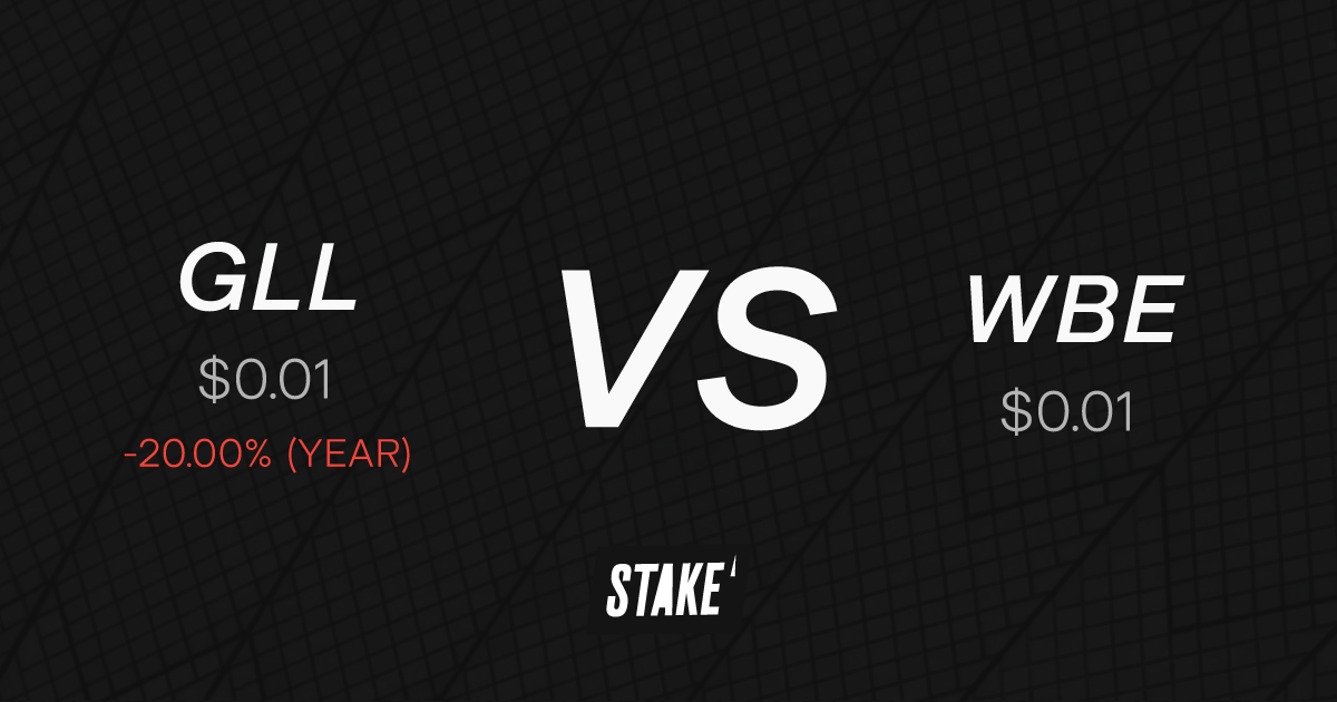 GLL vs WBE - Compare price, market cap & more | Stake