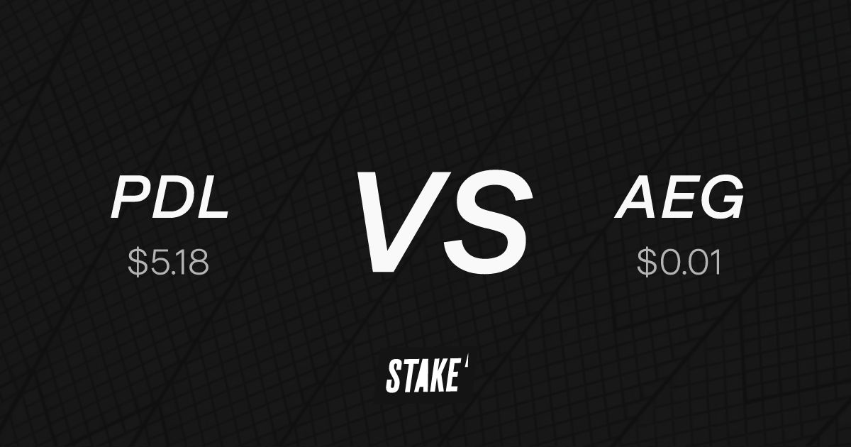 PDL vs AEG - Compare price, market cap & more | Stake