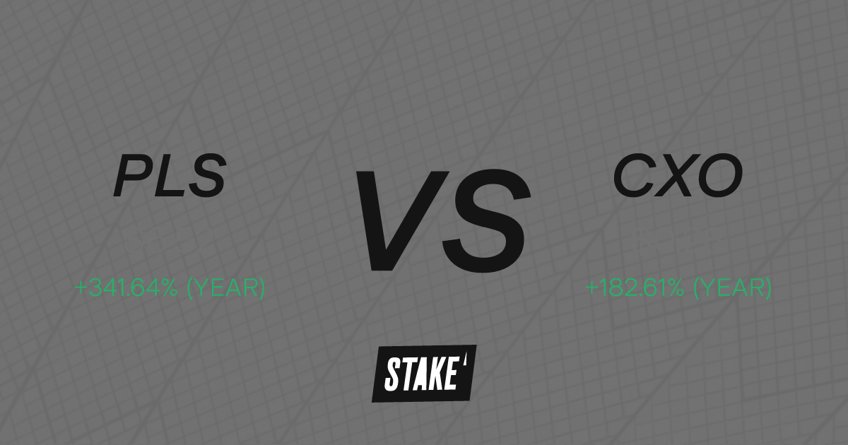 PLS vs CXO - Compare price, market cap & more | Stake