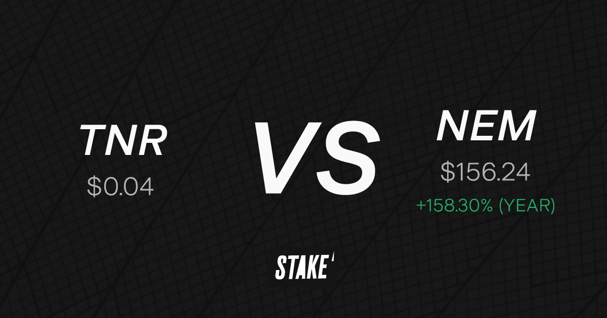 TNR vs NEM - Compare price, market cap & more | Stake