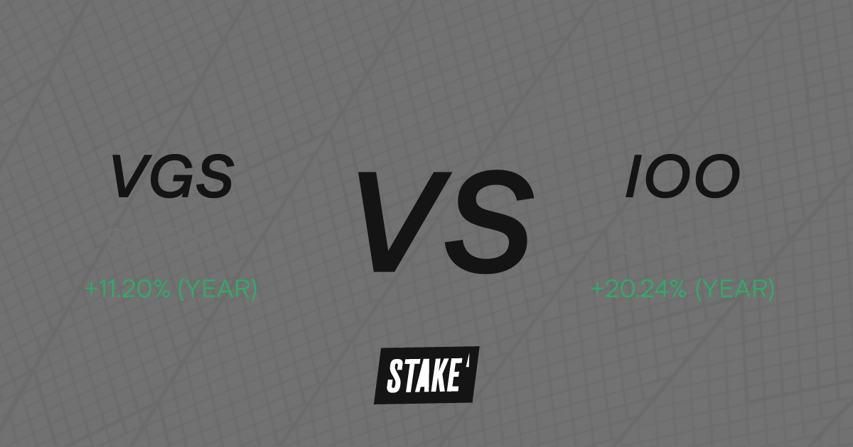 VGS vs IOO - Compare price, market cap & more | Stake