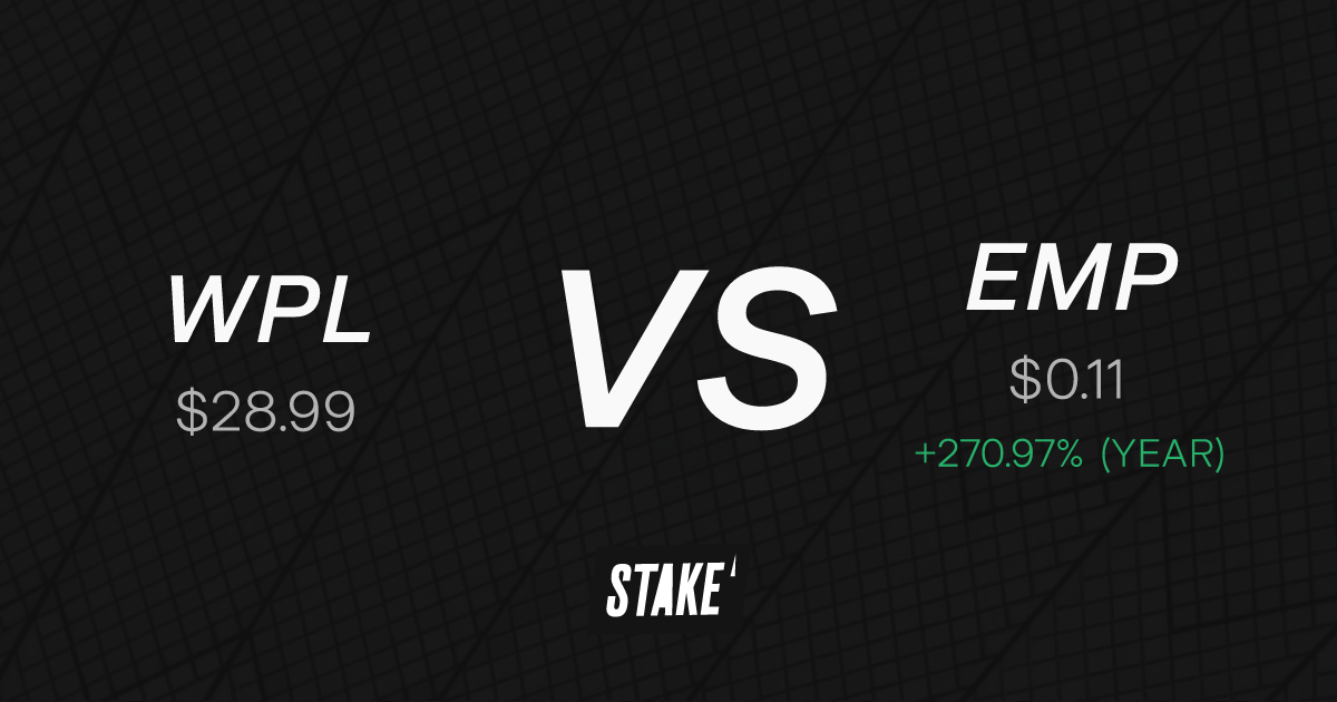WPL vs EMP - Compare price, market cap & more | Stake