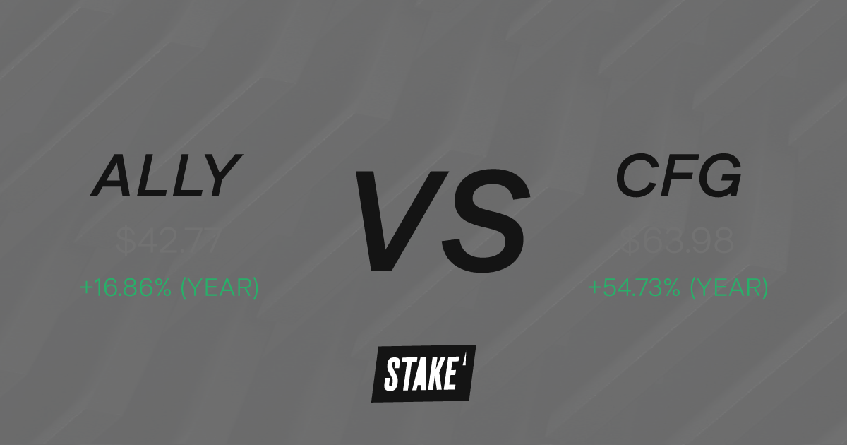 ALLY vs CFG - Compare price, market cap & more | Stake
