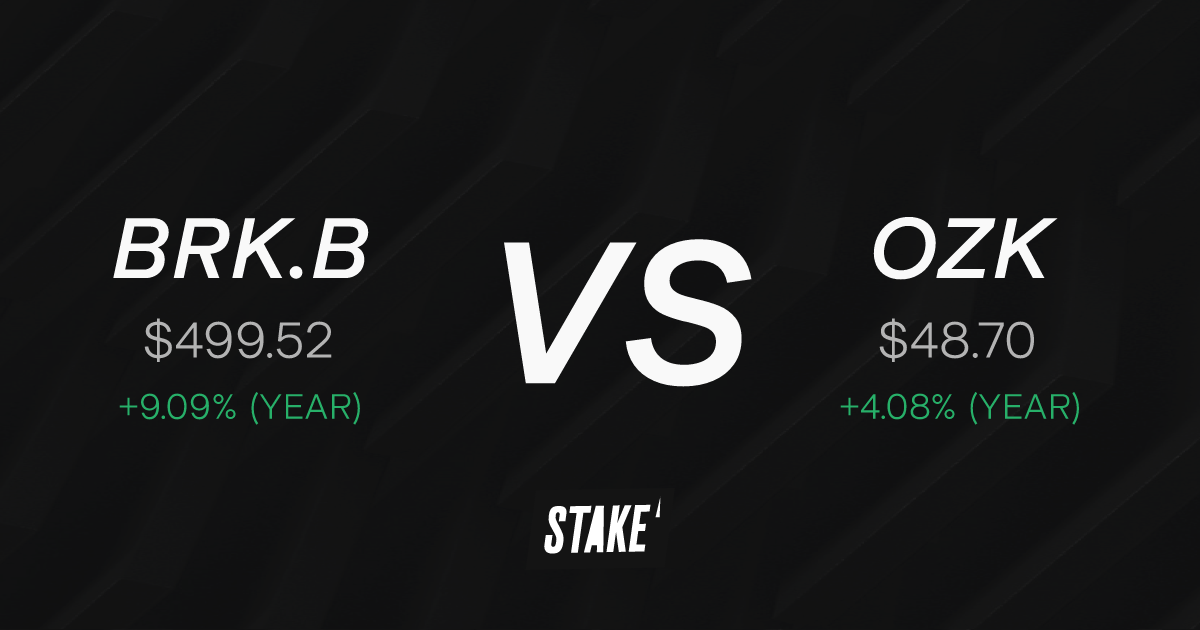 BRK.B vs OZK - Compare price, market cap & more | Stake