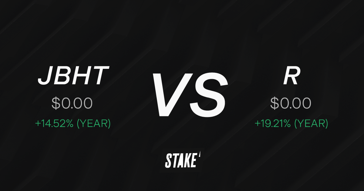 JBHT vs R - Compare price, market cap & more | Stake