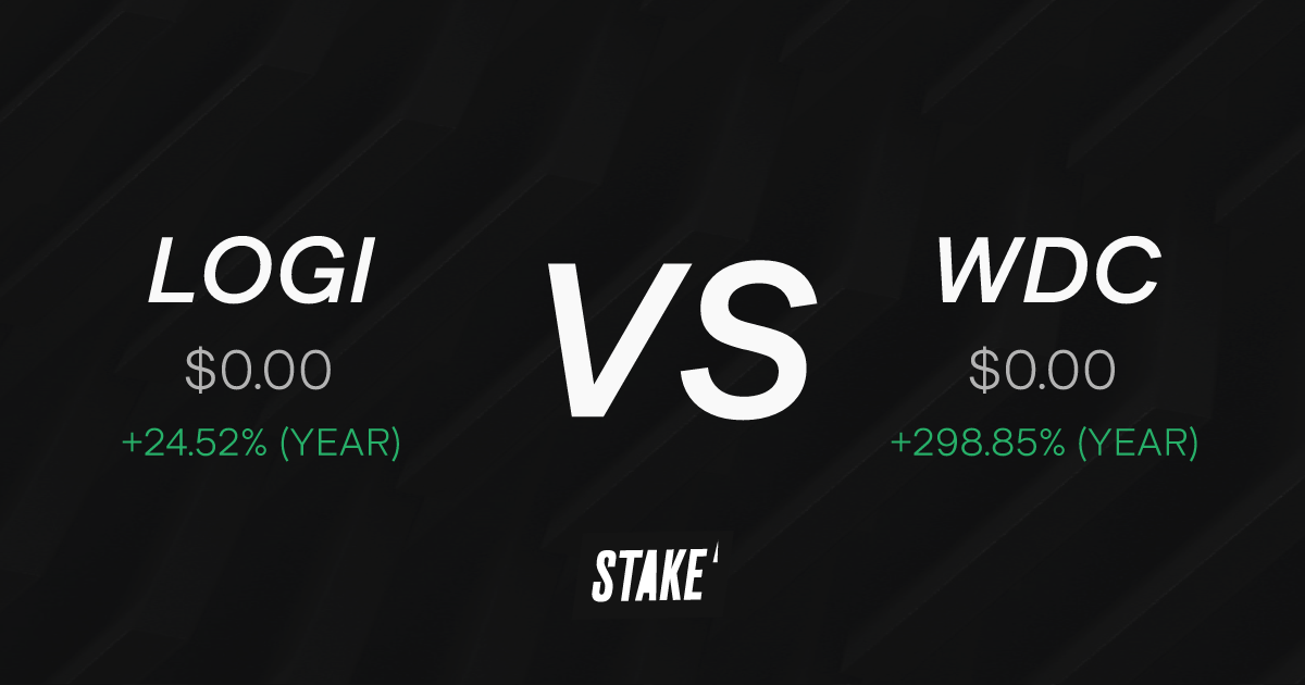 LOGI vs WDC - Compare price, market cap & more | Stake