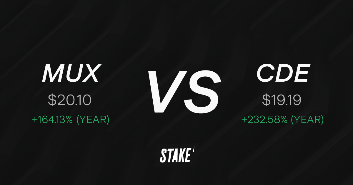 MUX vs CDE - Compare price, market cap & more | Stake