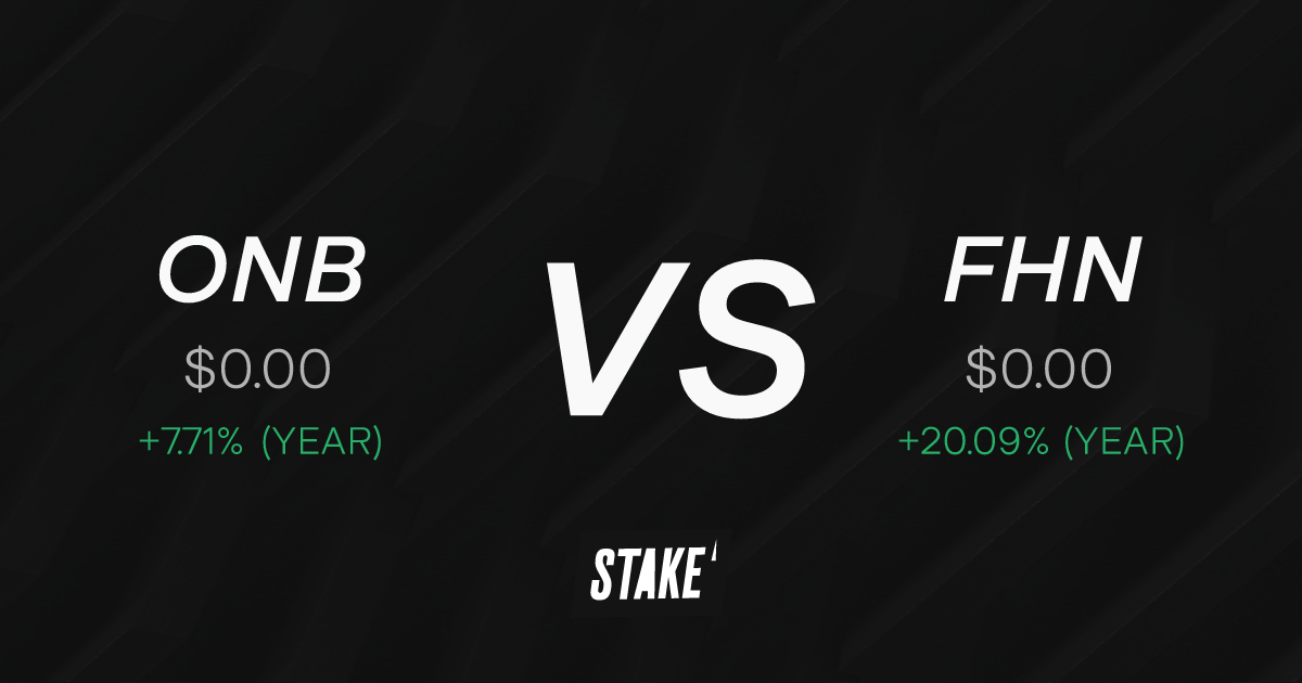 ONB vs FHN - Compare price, market cap & more | Stake