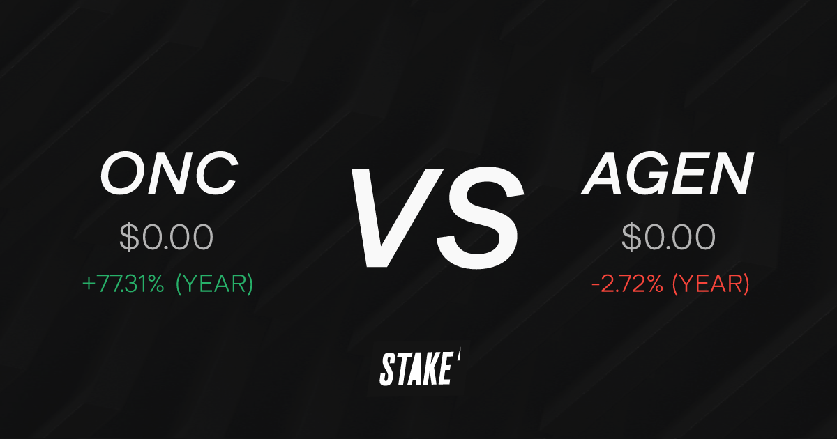 ONC vs AGEN - Compare price, market cap & more | Stake