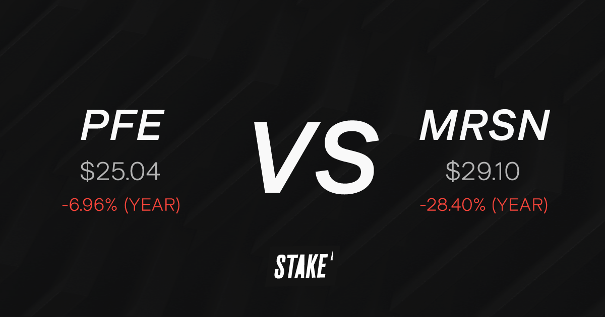 PFE vs MRSN - Compare price, market cap & more | Stake