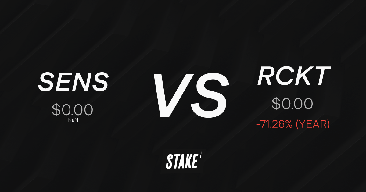SENS vs RCKT - Compare price, market cap & more | Stake