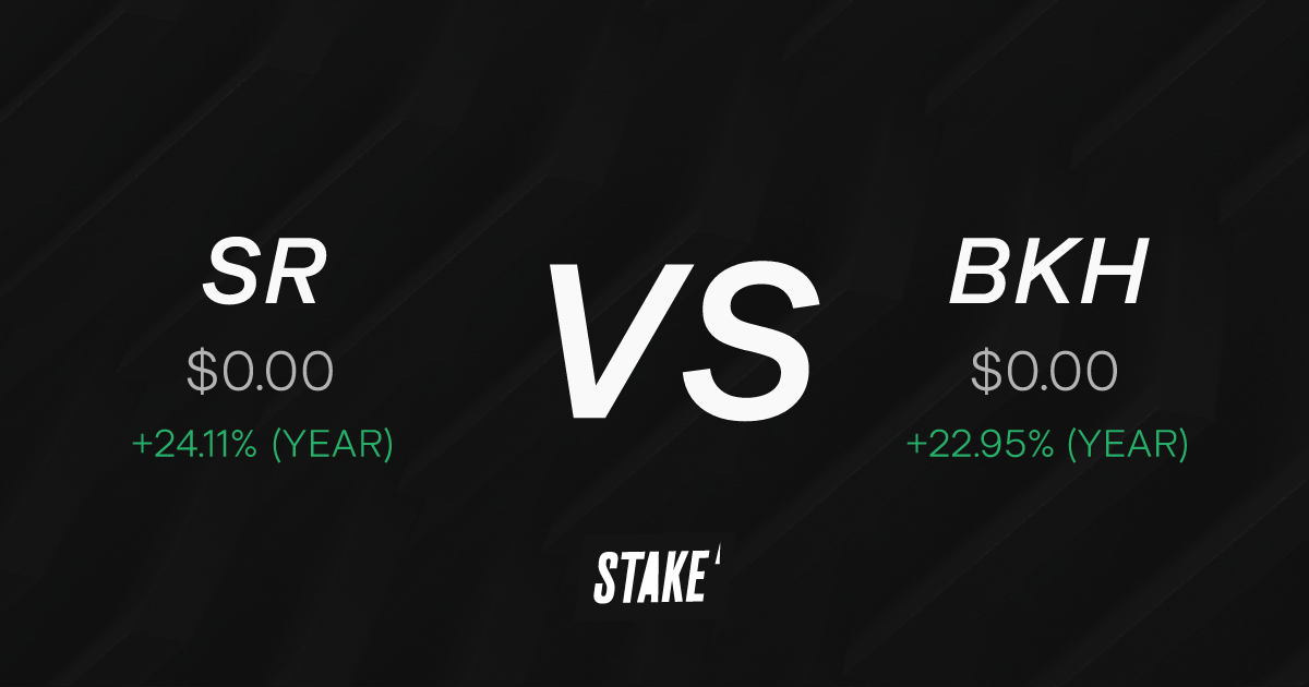 SR vs BKH - Compare price, market cap & more | Stake
