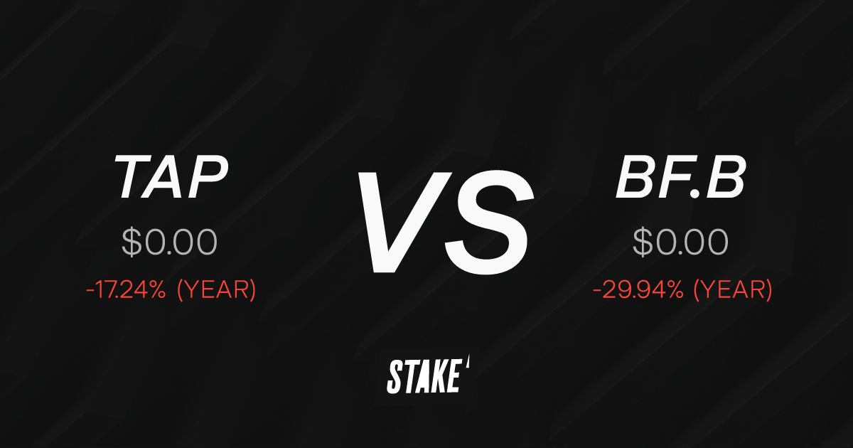 TAP vs BF.B - Compare price, market cap & more | Stake