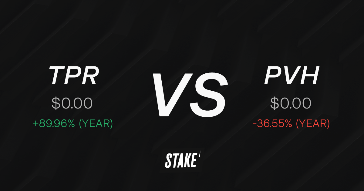 TPR vs PVH - Compare price, market cap & more | Stake