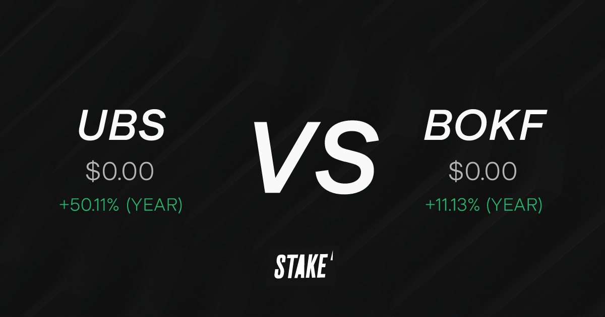UBS vs BOKF - Compare price, market cap & more | Stake