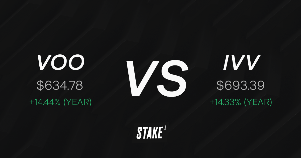 VOO vs IVV - Compare price, market cap & more | Stake